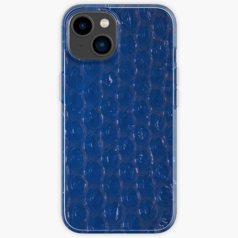 "Blue Bubble Wrap Phone Cover" iPhone Case for Sale by hawilliams ...