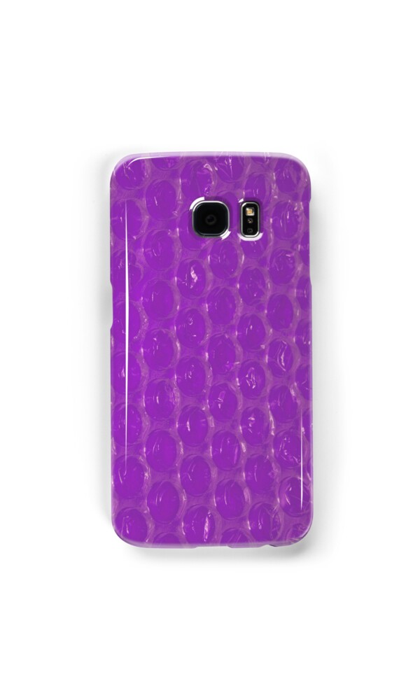 Purple Bubble Wrap Phone Cover Samsung Galaxy Cases And Skins By Huw Williams Redbubble