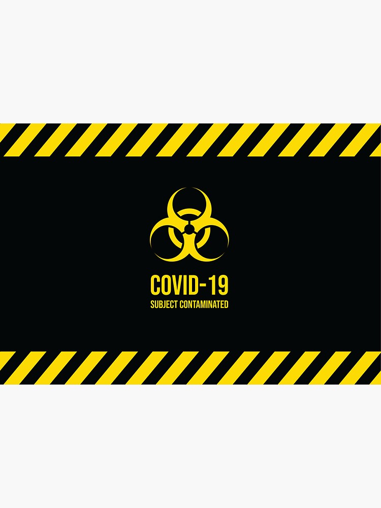 "Biohazard - Subject contaminated" Sticker by Yoruhara | Redbubble