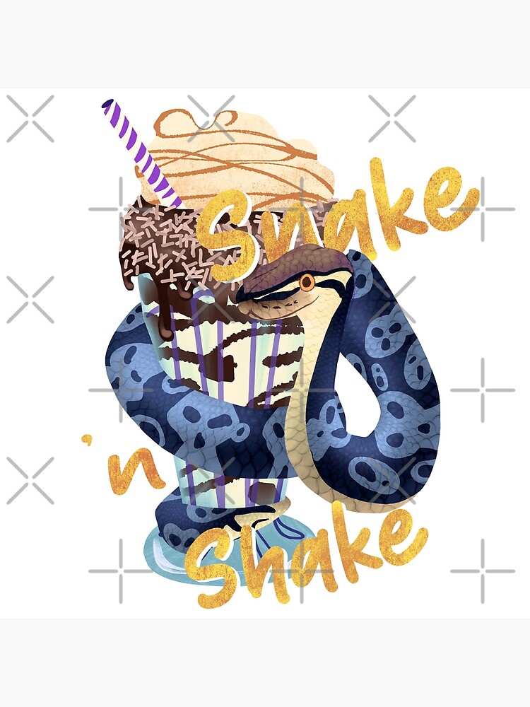 "Skull Morph Snake 'n' Shake" Poster for Sale by kaovecher | Redbubble