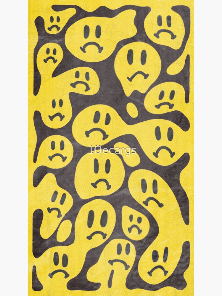 "Droopy Sad Faces " Sticker by 10ecargs | Redbubble