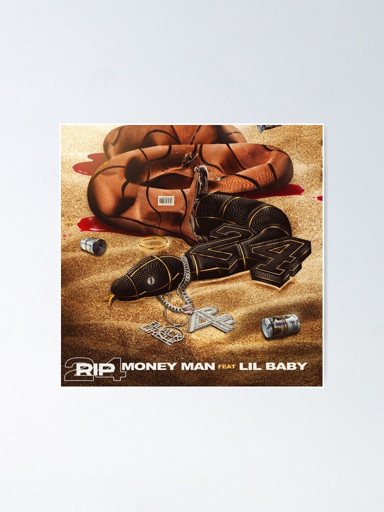"24 | Money Man ft. Lil Baby Cover" Poster for Sale by HaysMolm | Redbubble