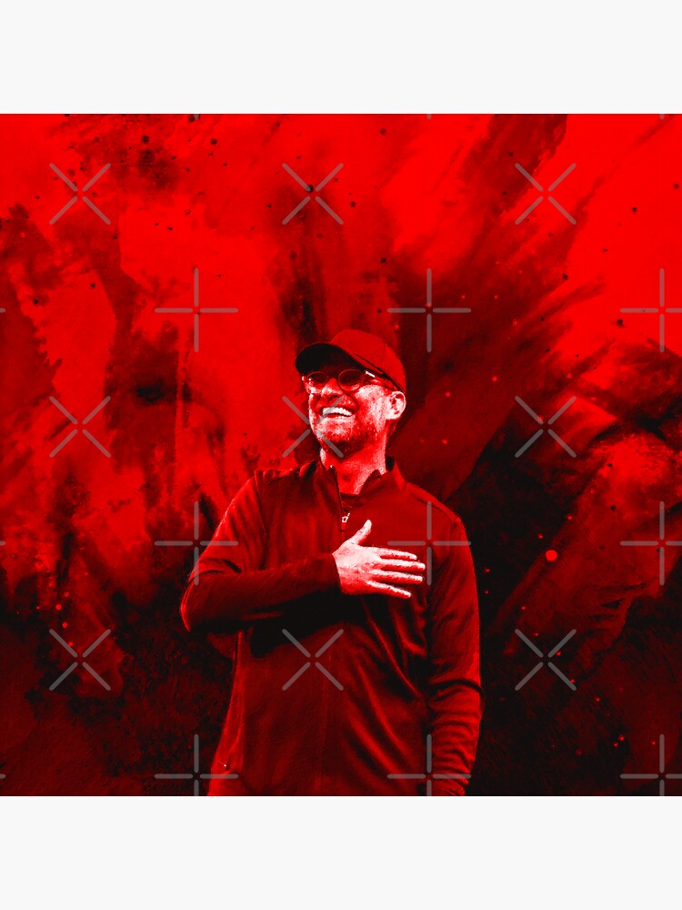 "Jurgen Klopp Legend Painting" Sticker for Sale by artworkbyrihen ...