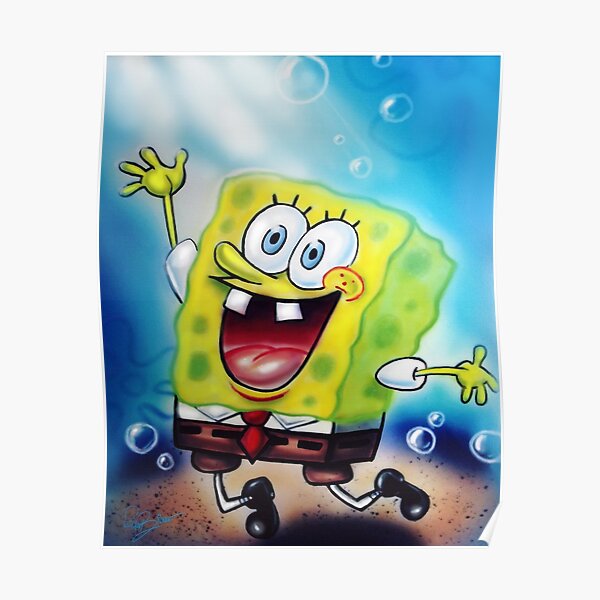 "Spongebob" Poster by ryanbiddle | Redbubble