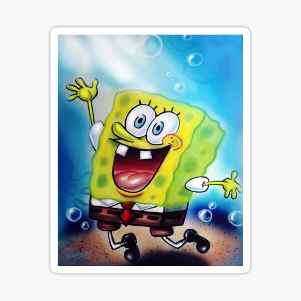 "Spongebob" Sticker by ryanbiddle | Redbubble