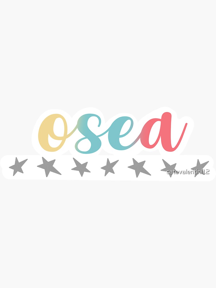 "osea" Sticker for Sale by catevalentini12 | Redbubble