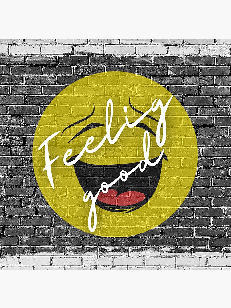 "Feeling Good " Sticker by berkinan | Redbubble