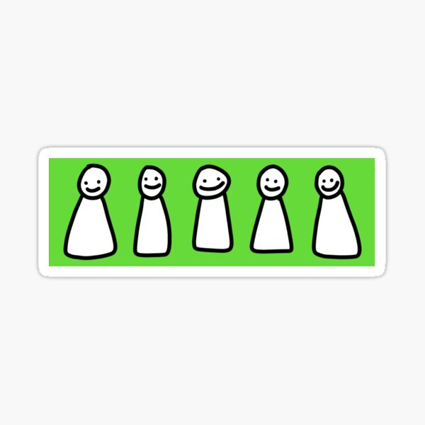 "Dream Blob Green" Sticker by enbyart | Redbubble