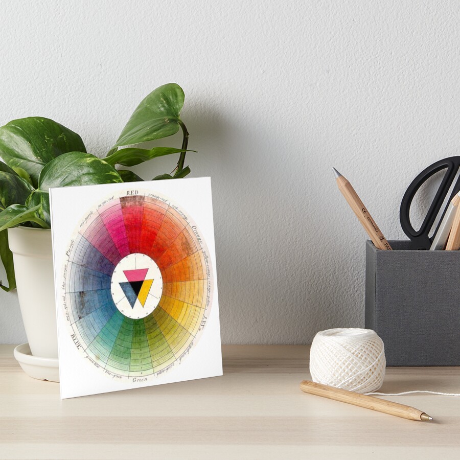 "Harris’s Shaded Colour Wheel, Moses Harris (1731-1785)" Art Board ...