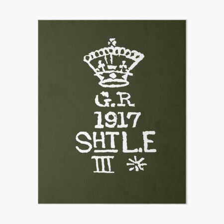 "Classic Enfield Rifle proof mark " Art Board Print by PaladinsWife ...