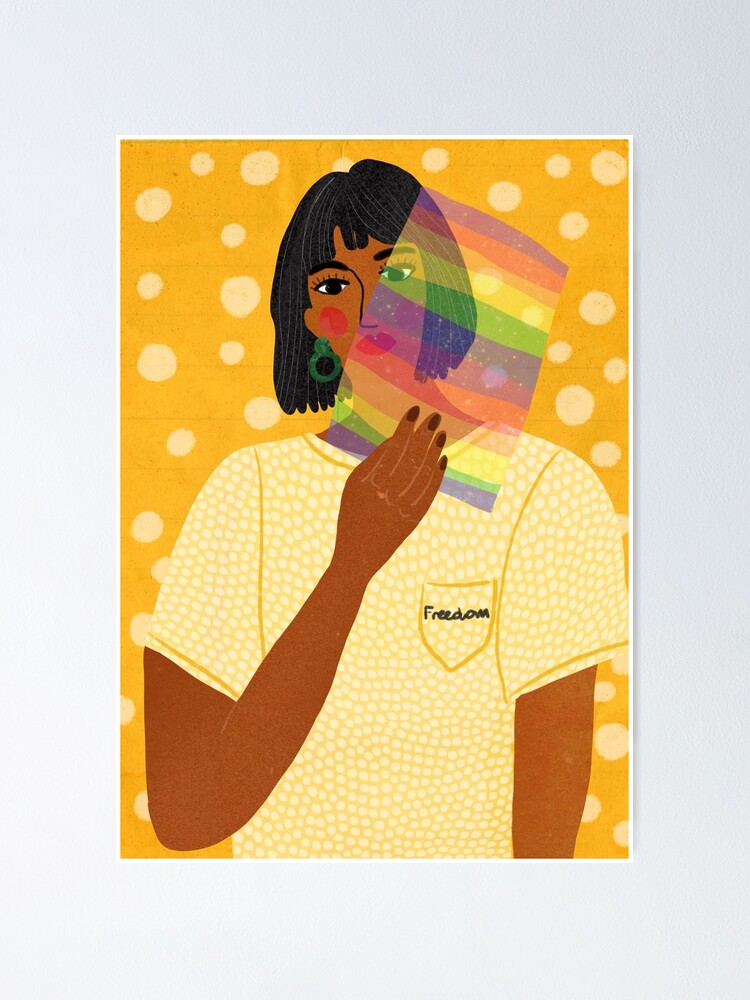"I Am Proud Illustration" Poster for Sale by gigi-rosado | Redbubble