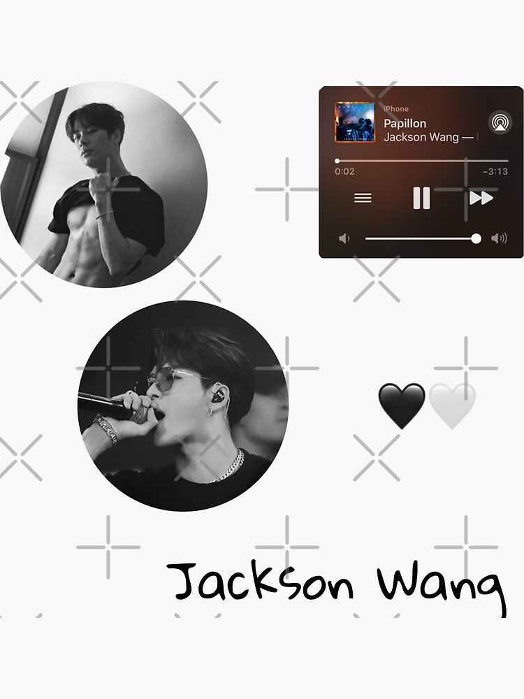 "Jackson Wang Sticker Set" Sticker for Sale by Meah-Liv | Redbubble