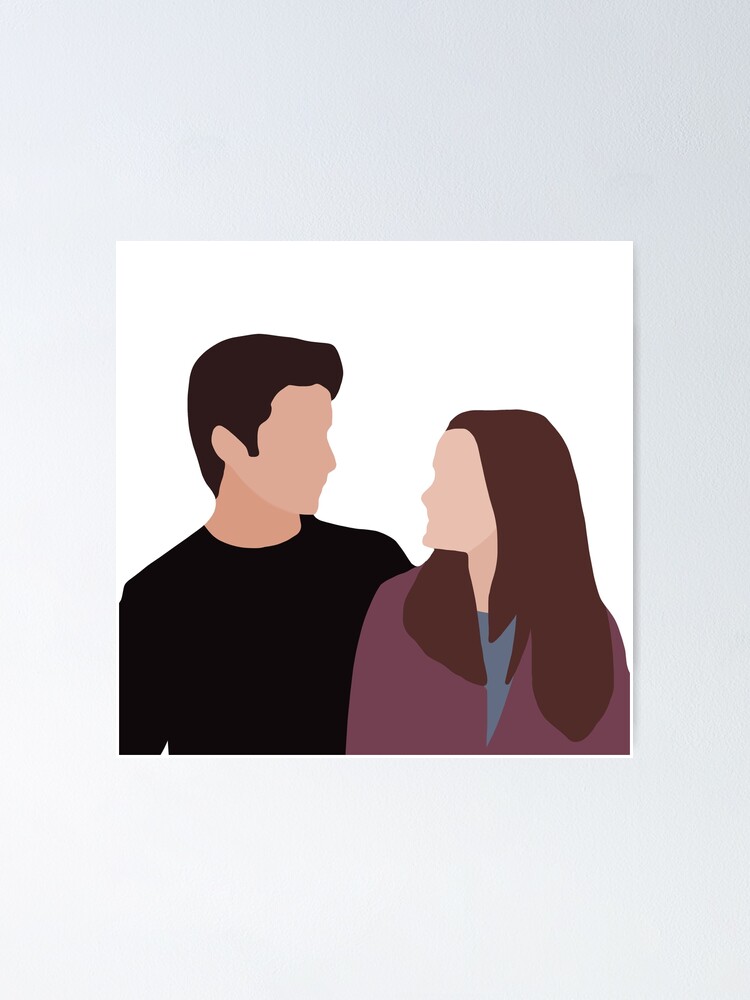 "Jess + Rory" Poster for Sale by marsdesignsss | Redbubble