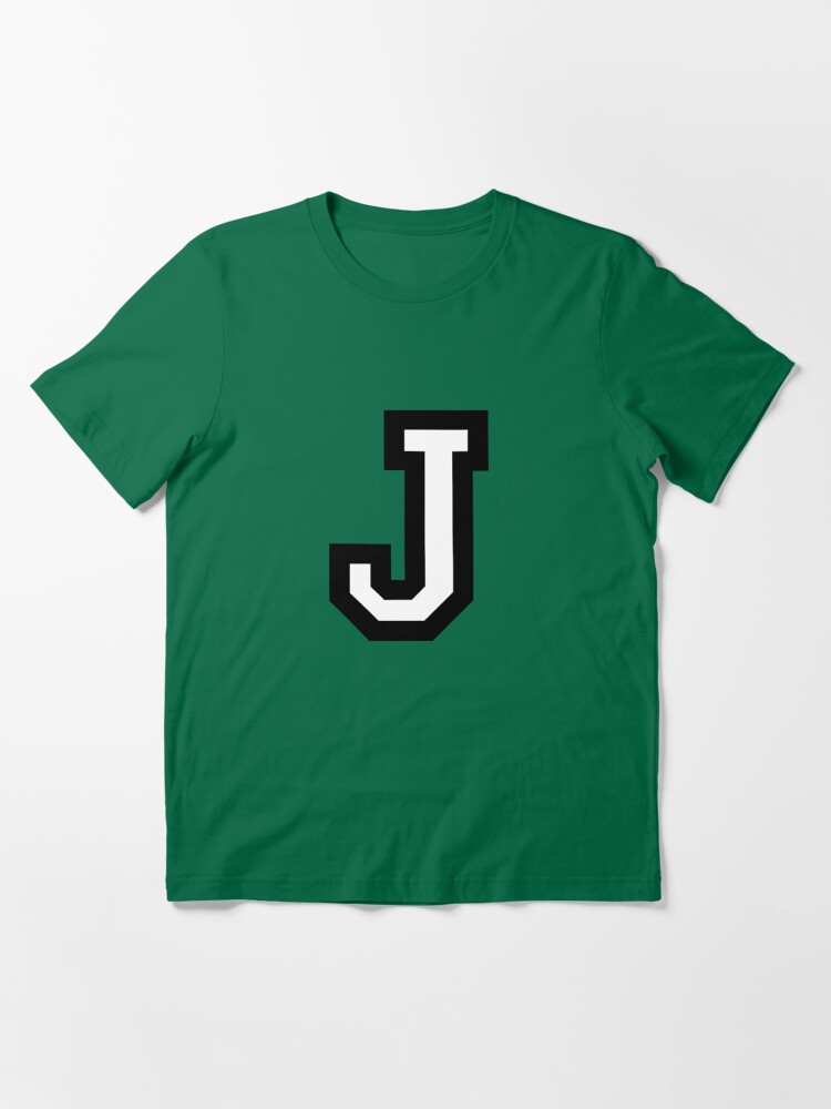 "Letter J two-color" T-shirt for Sale by theshirtshops | Redbubble | j ...