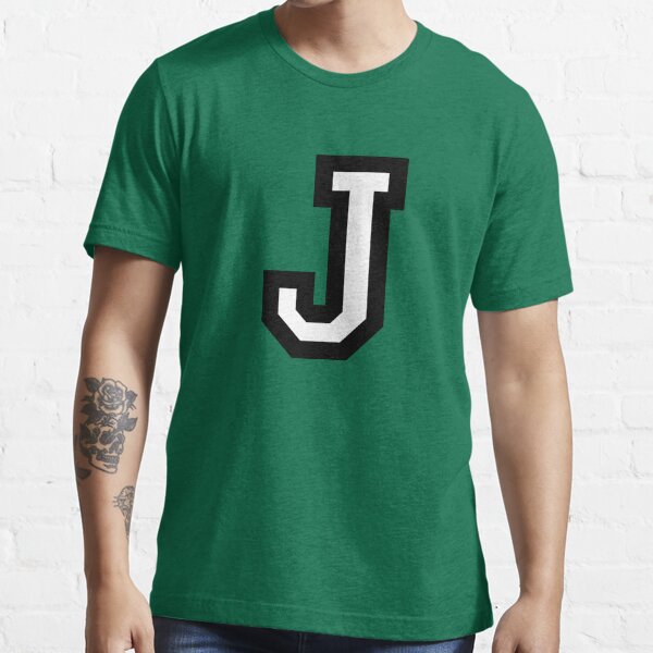 "Letter J two-color" T-shirt for Sale by theshirtshops | Redbubble | j t-shirts - letter t ...