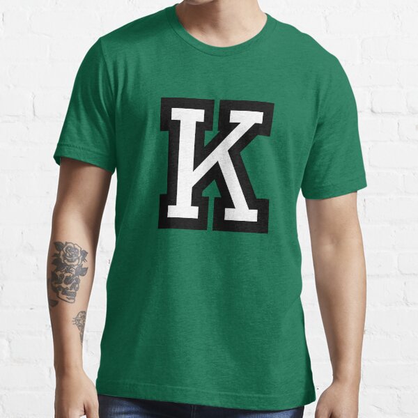 "Letter K two-color" T-shirt by theshirtshops | Redbubble | k t-shirts ...