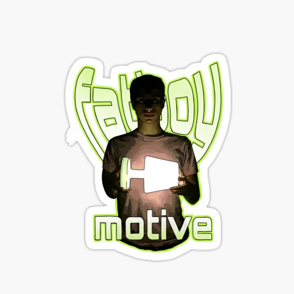 "Fatboy" Sticker for Sale by camnatkin | Redbubble