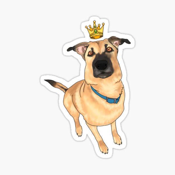 "King" Sticker by Alliecat55 | Redbubble