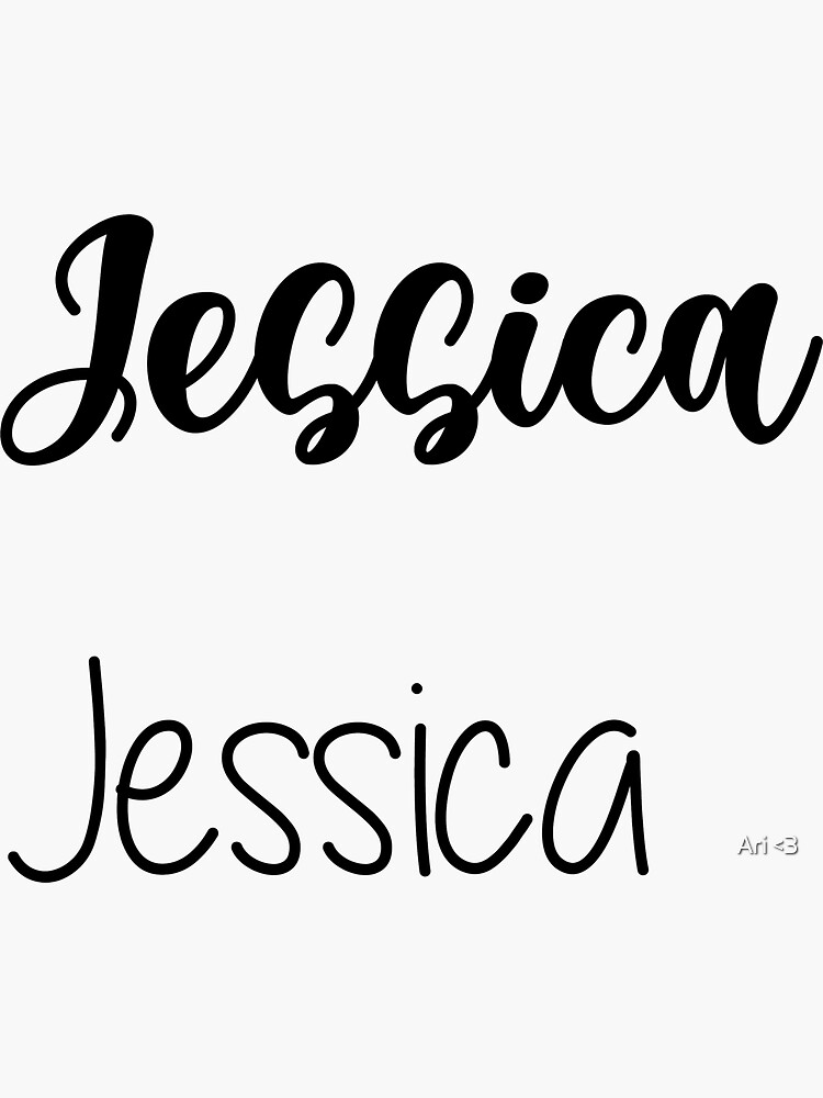 "Jessica Sticker Pack" Sticker for Sale by lisalove-design | Redbubble