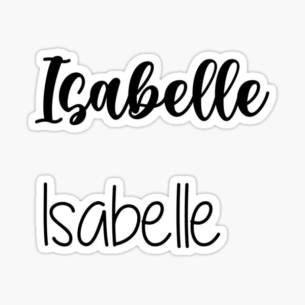 "Isabelle Sticker Pack" Sticker by lisalove-design | Redbubble
