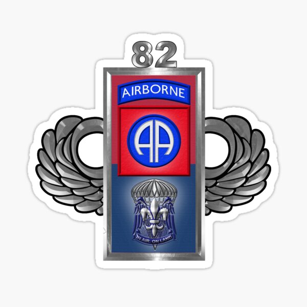"82nd Airborne Division-Awesome Design " Sticker for Sale by ...