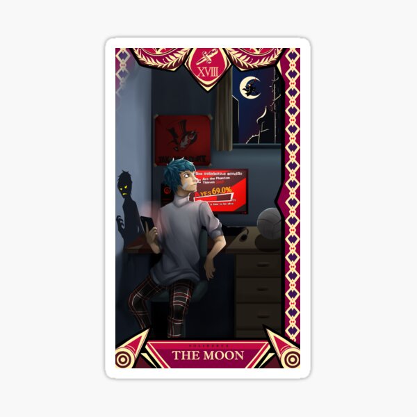 "The Moon - Persona 5" Sticker for Sale by Solideryx | Redbubble