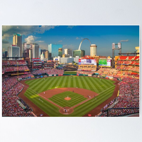 "busch stadium " Poster for Sale by reardone | Redbubble