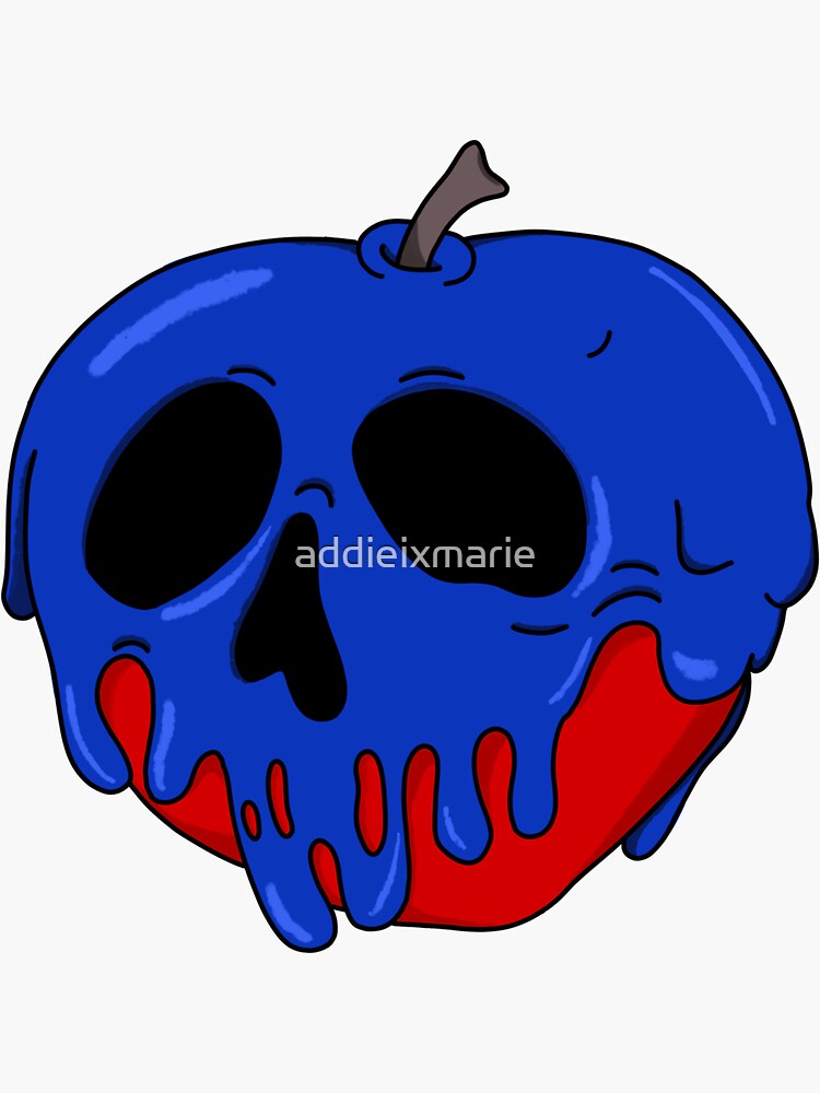 "Poison Apple" Sticker by addieixmarie | Redbubble