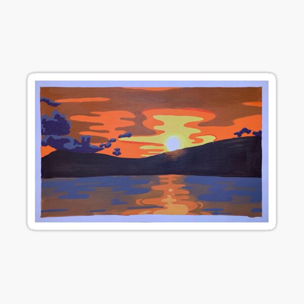 "Subic, Philippines Sunset" Sticker for Sale by laurenrpug | Redbubble