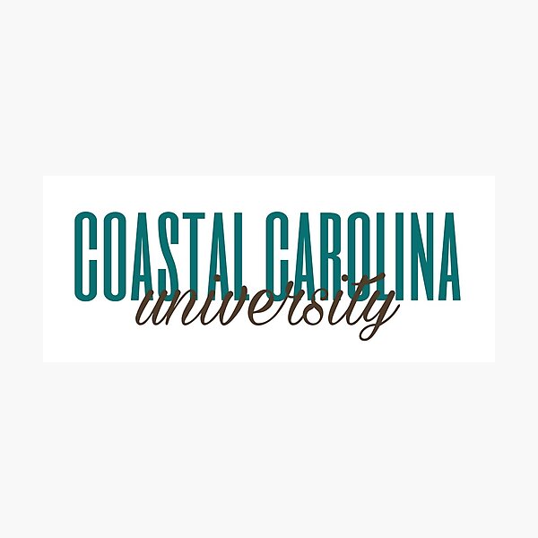"Coastal Carolina University 2" Photographic Print by Asmith13 | Redbubble