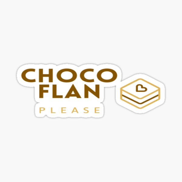 Chocoflan Sticker Stickers, Labels & Tags Stickers etna.com.pe