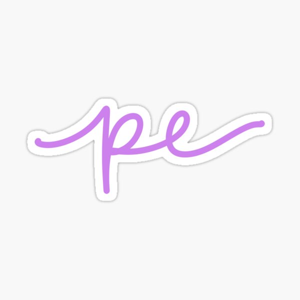 "pe" Sticker for Sale by allyhom | Redbubble