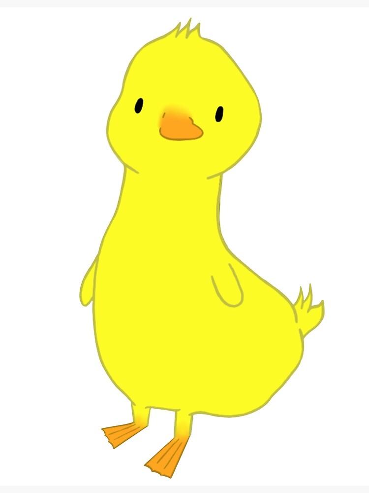 "Cute yellow duck" Poster by RuthlesRuth | Redbubble