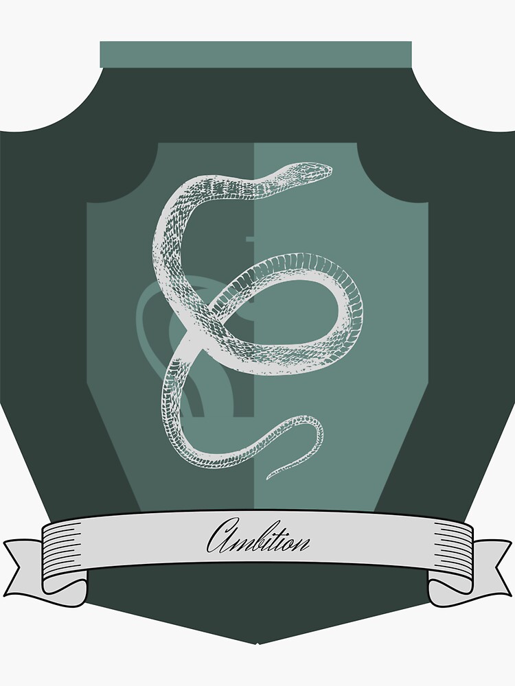 "Snake Crest, Ambition, Crown, Scroll" Sticker for Sale by KMJDesign ...