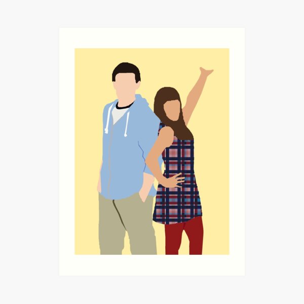 "Finchel | Glee" Art Print by AlenaPrior | Redbubble