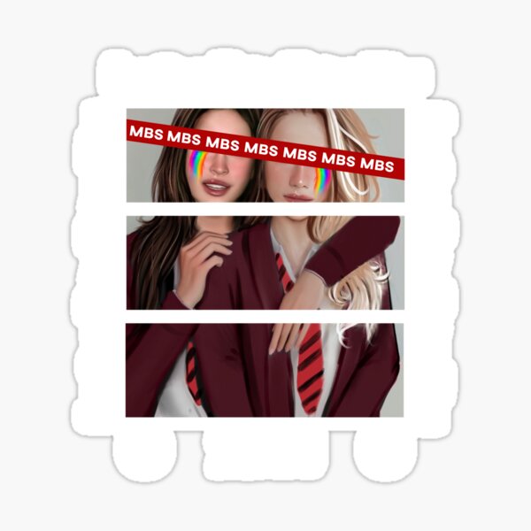 "MBS" Sticker for Sale by Wattaheck | Redbubble