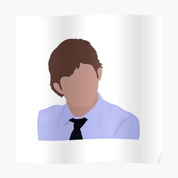 "Jim Halpert Cartoon" Poster by GBdigitals | Redbubble