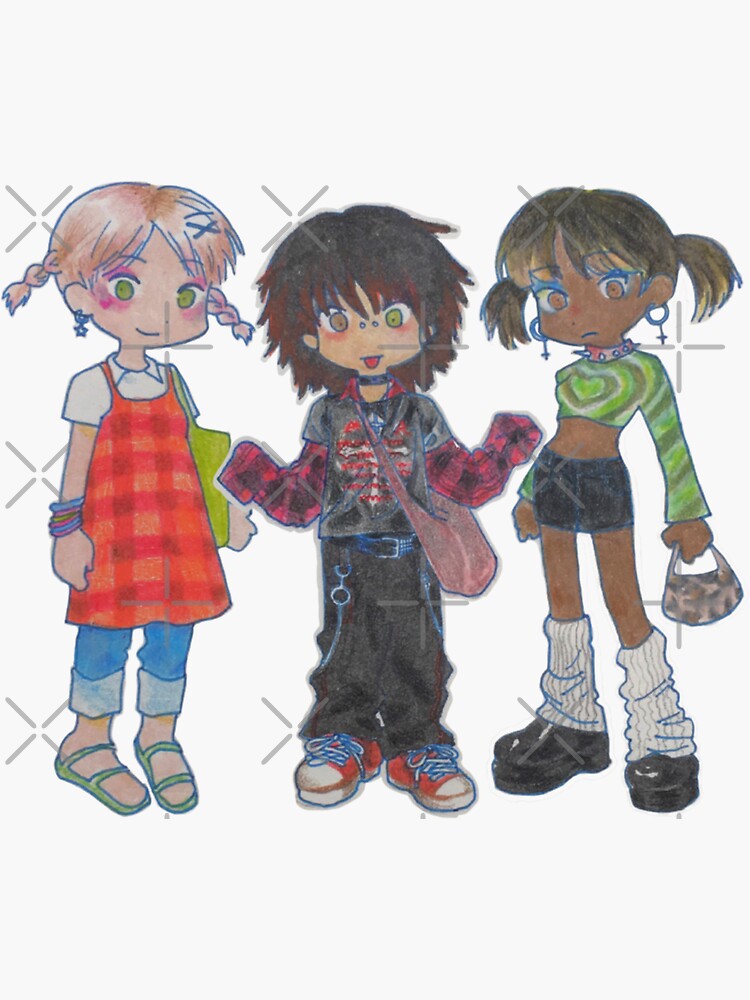 "alt kids transparent" Sticker by macaaron | Redbubble