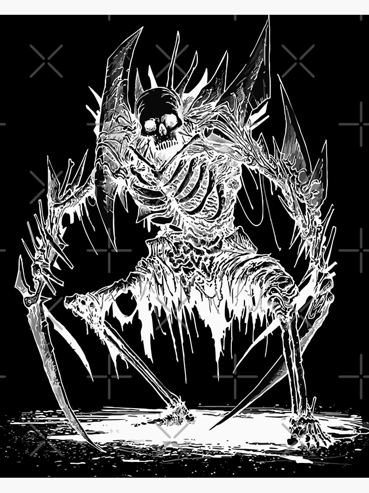"Demon skeleton" Poster by FotoLibreStudio | Redbubble