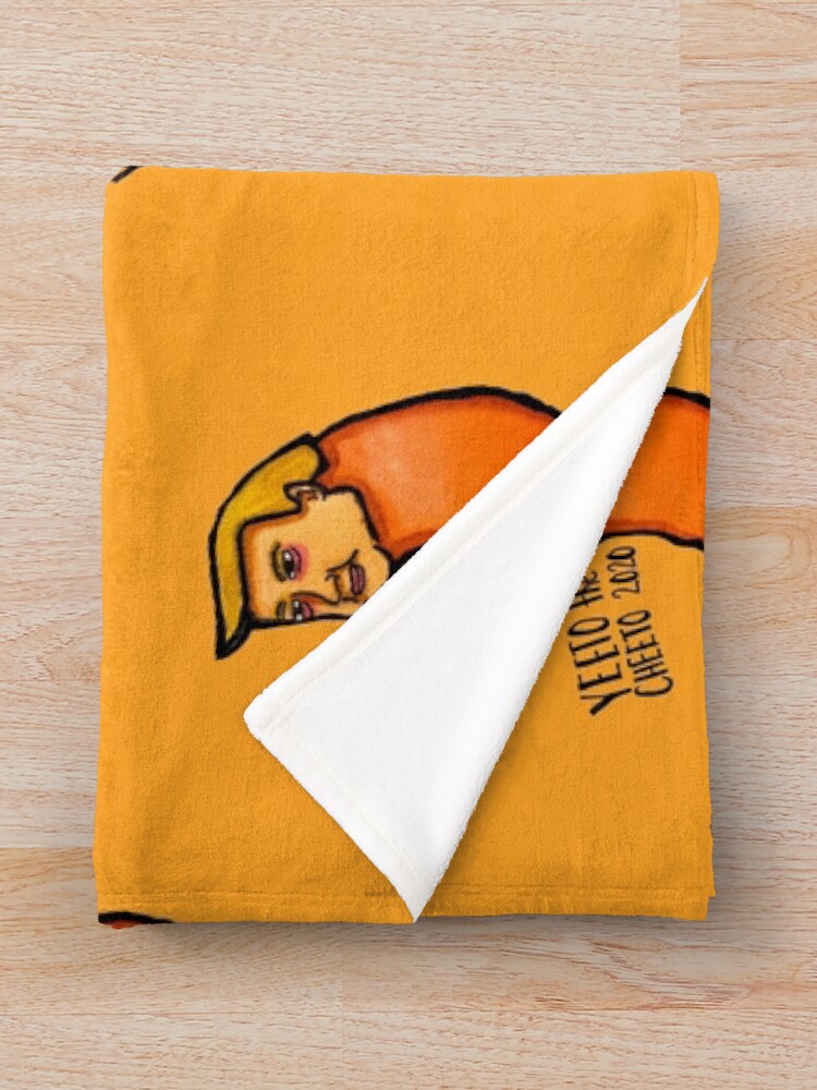 "Yeeto the Cheeto" Throw Blanket for Sale by aralyl | Redbubble