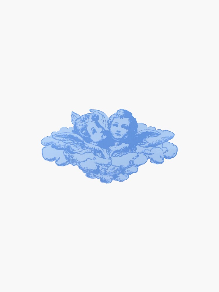 "Brandy Style Baby Blue Angels " Sticker for Sale by stickersbyelea ...