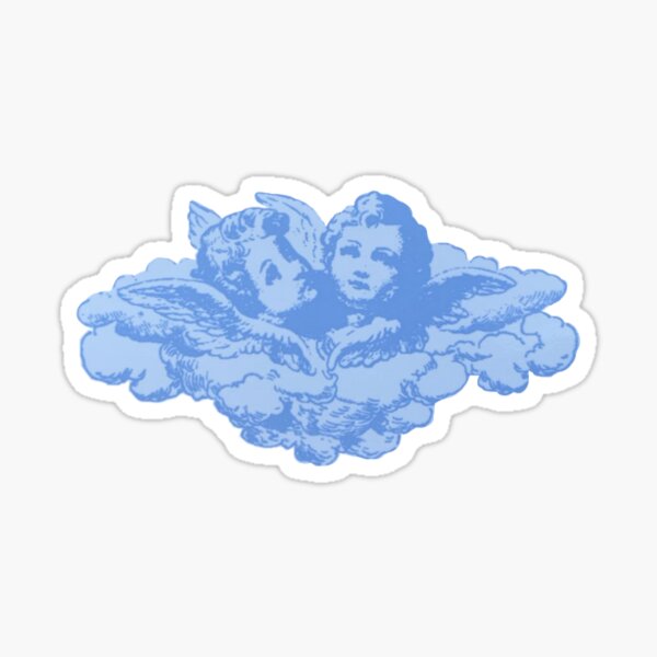 "Brandy Style Baby Blue Angels " Sticker for Sale by stickersbyelea ...