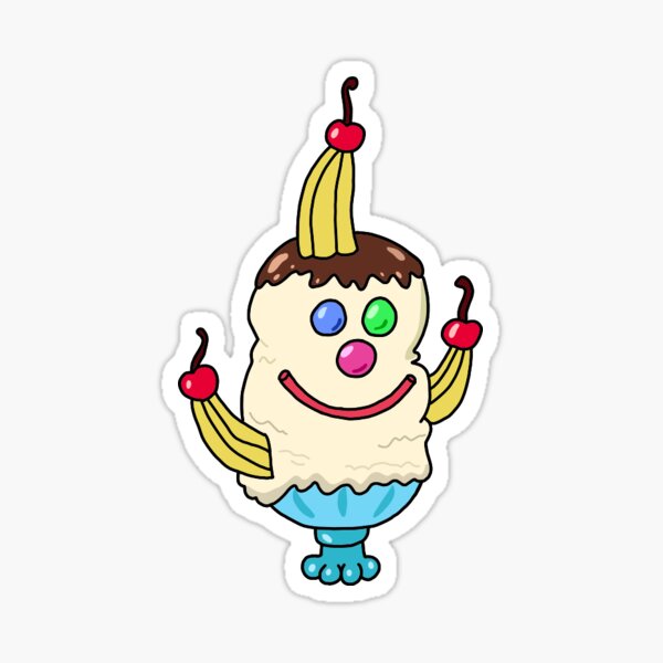 "the ultimate goofy goober sundae" Sticker for Sale by funandquirky ...
