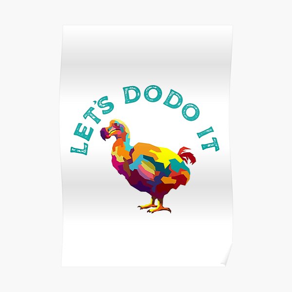 "dodo bird" Poster for Sale by Maxwarni | Redbubble
