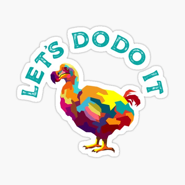 "dodo bird" Sticker for Sale by Maxwarni | Redbubble