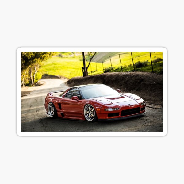 "Honda NSX" Sticker for Sale by craftedbycale | Redbubble