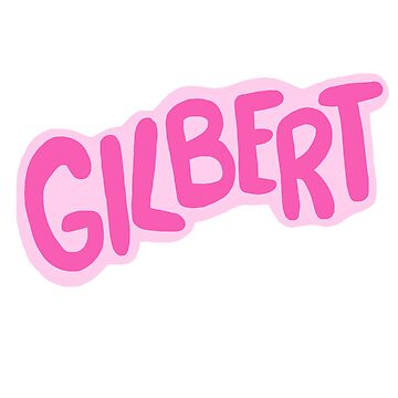 "Gilbert " Sticker for Sale by lilyviolet | Redbubble