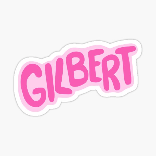 "Gilbert " Sticker for Sale by lilyviolet | Redbubble