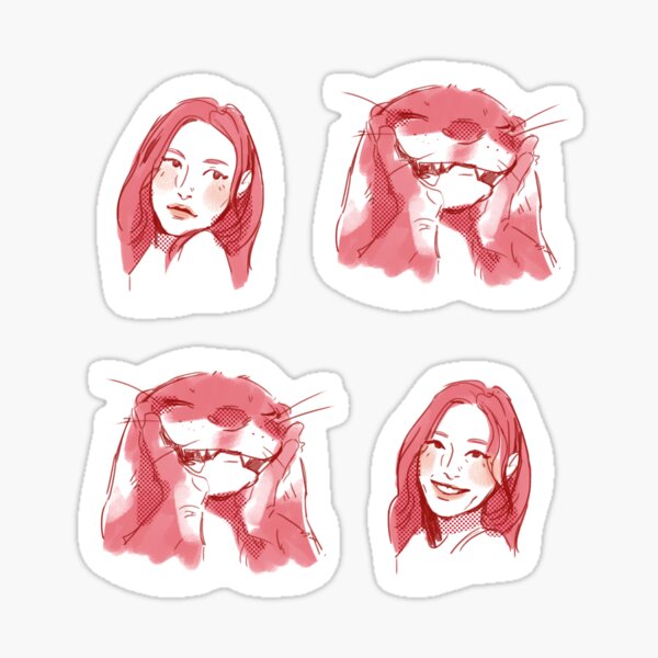 "Dreamcatcher Gahyeon Otter 2" Sticker by 7d-sk | Redbubble