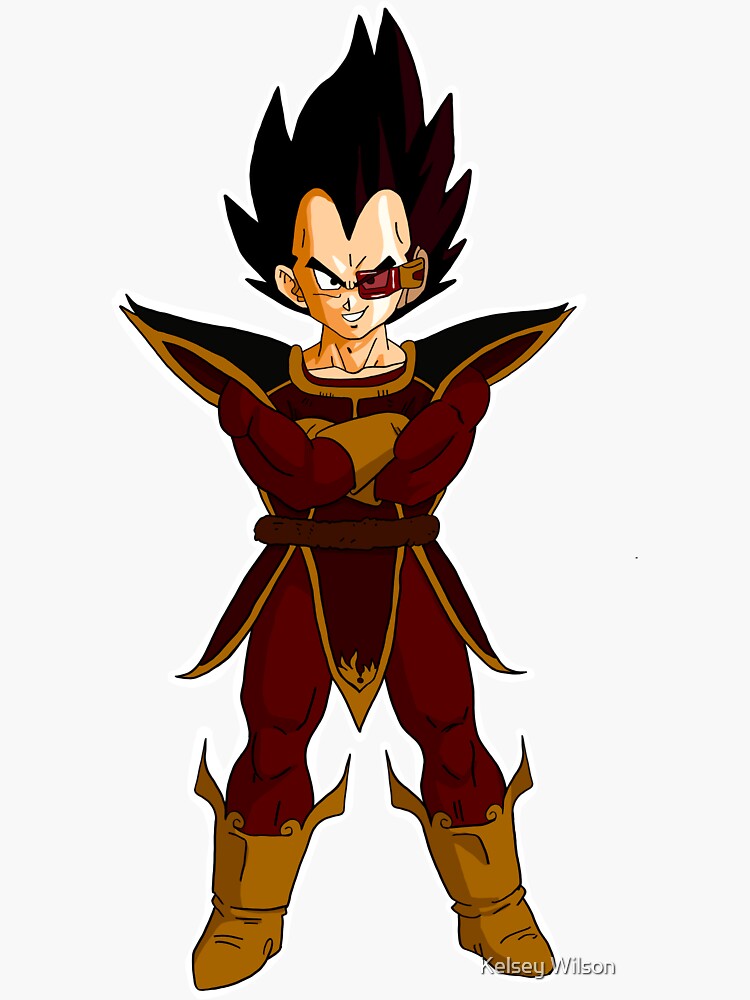 "Fire Lord Vegeta" Sticker for Sale by kelseywilson33 | Redbubble